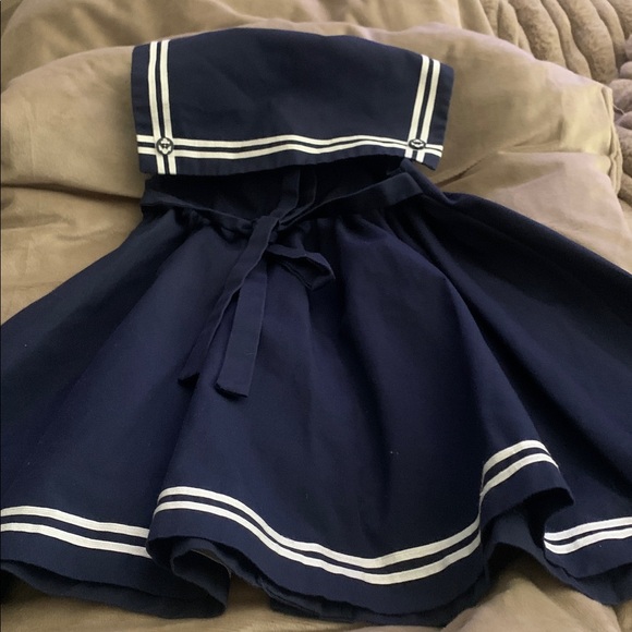 Good Lad | Dresses | Good Lad Navy Blue Sailor Dress With White Trim ...